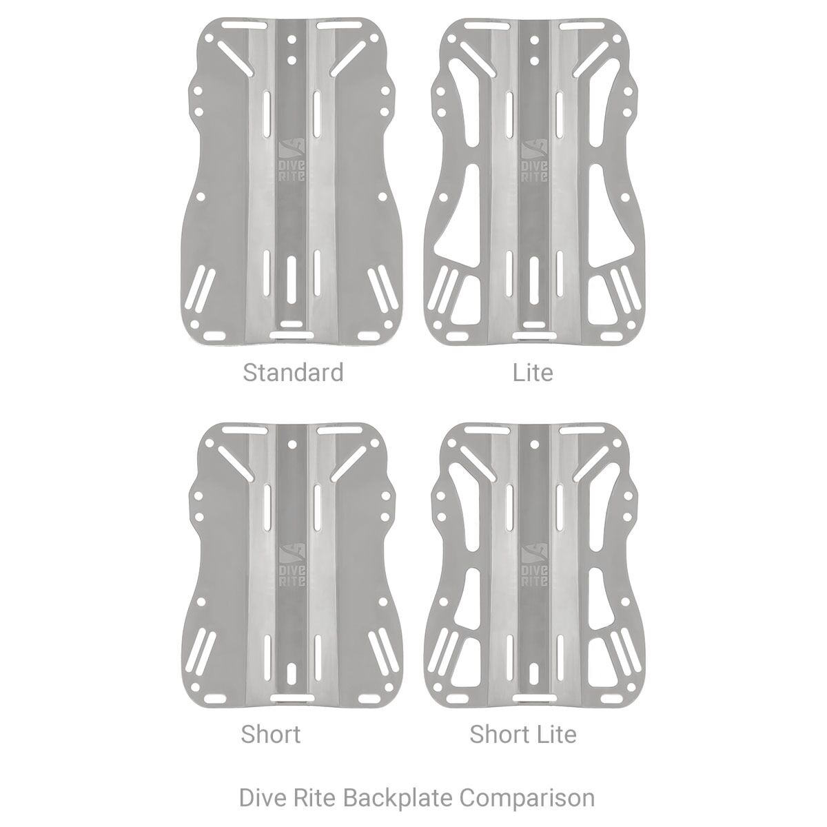 Dive Rite XT Backplate - Lite Stainless | Dive Gear Express®