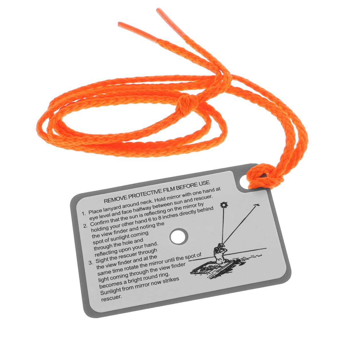 Orion Signaling Mirror with Lanyard | Dive Gear Express®