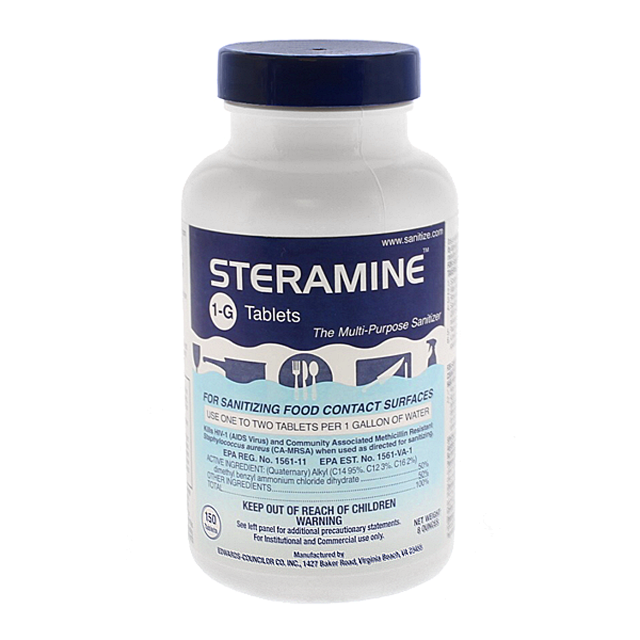 Steramine Multi-Purpose Sanitizer - 150 Tablets | Dive Gear Express®