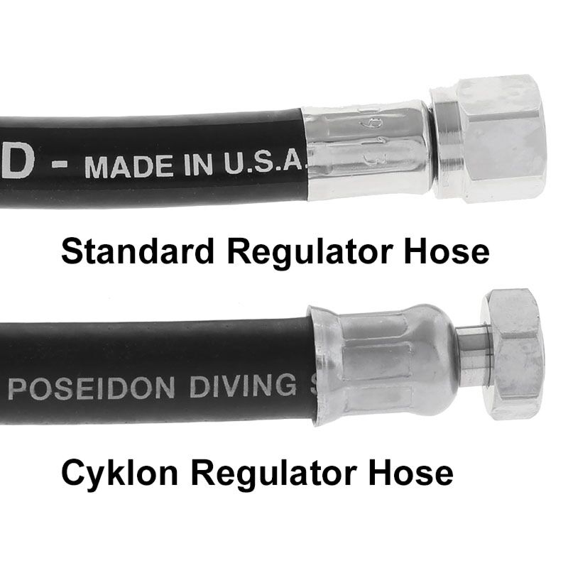 Poseidon Cyklon Regulator Hose | Dive Gear Express®