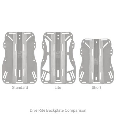 Dive Rite XT Backplate - Short Stainless | Dive Gear Express®