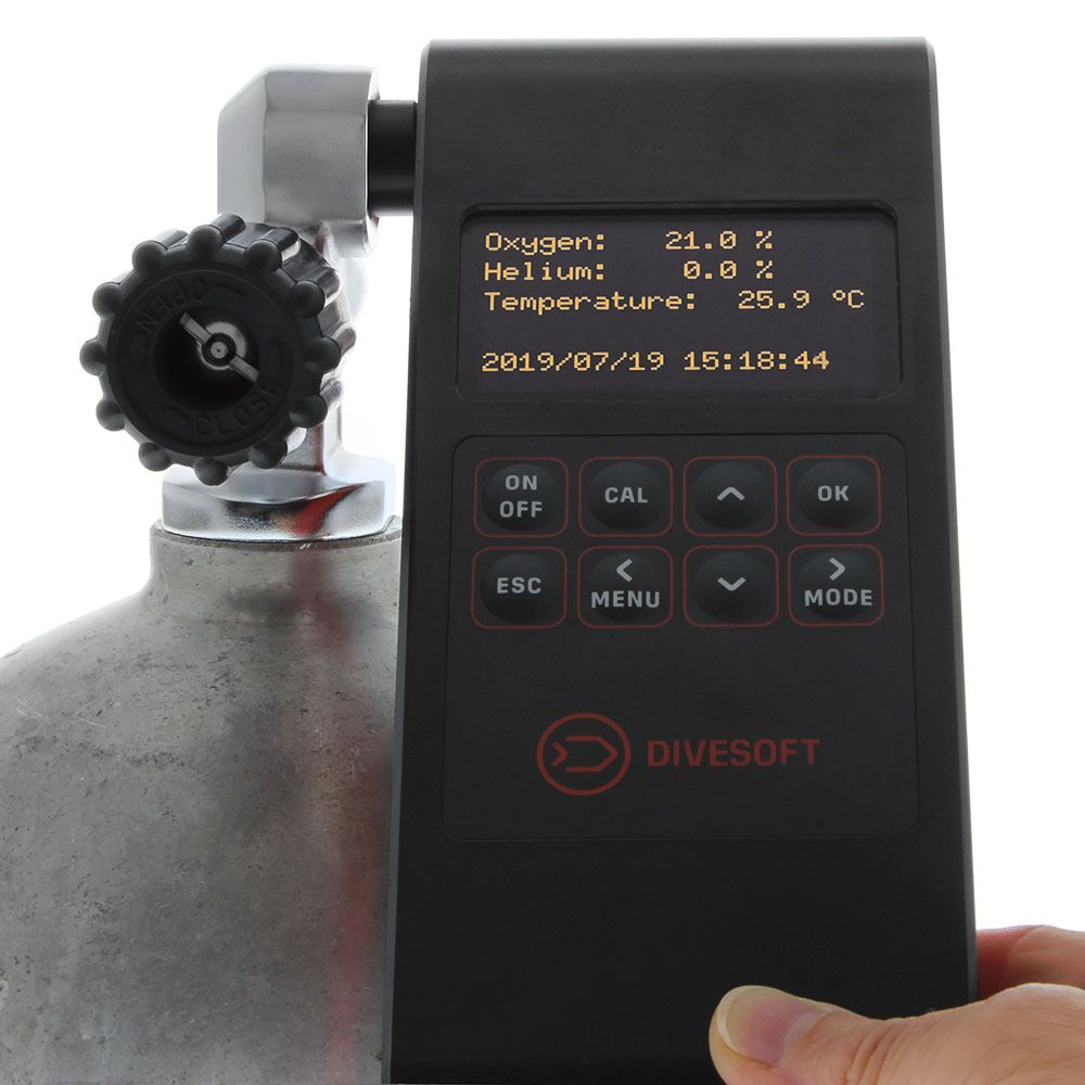 Divesoft HE/O2 Gas Analyzer | Dive Gear Express®