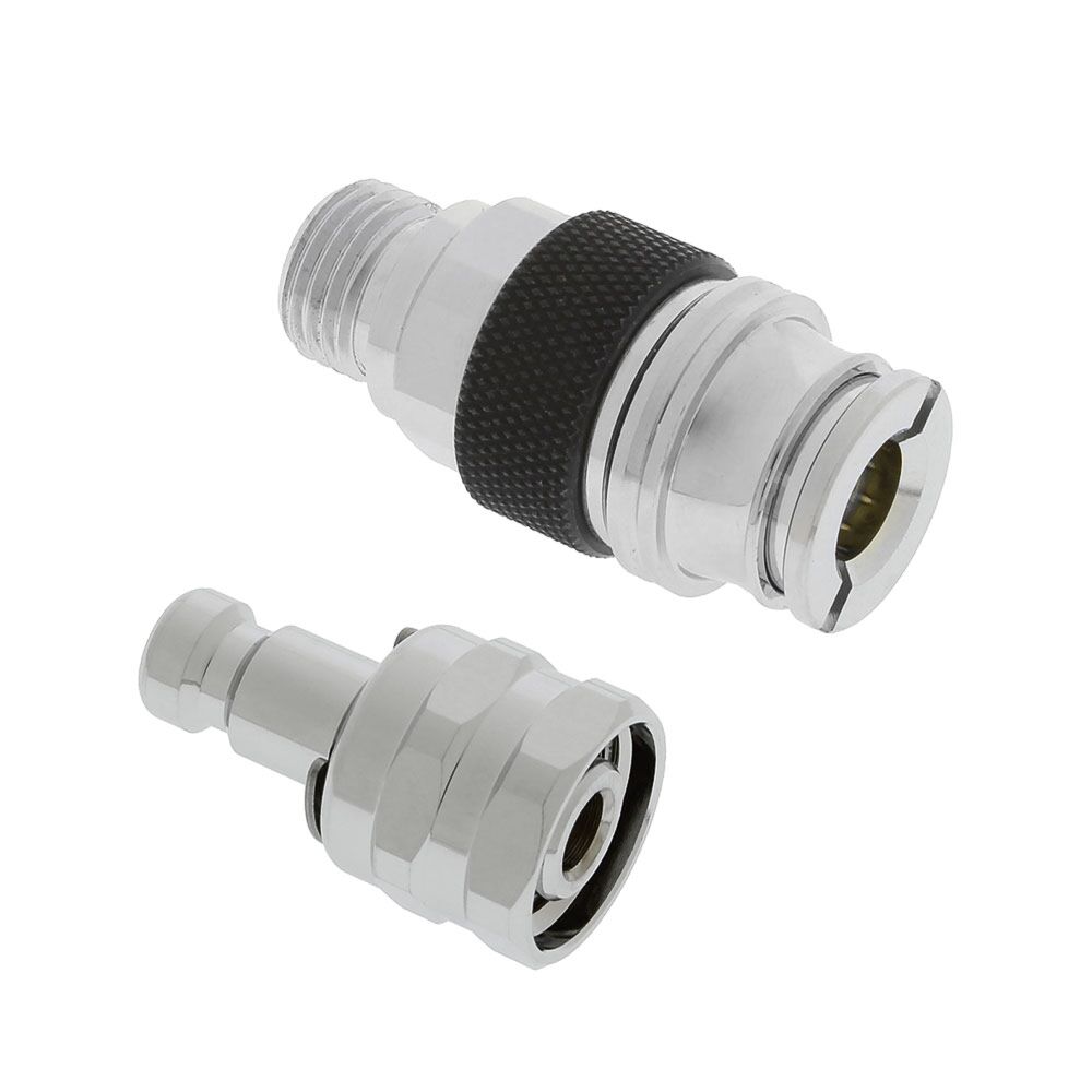 Quick Disconnect Female w/ 9/16-18 Male, 9/16-18 Female to Male QD ...