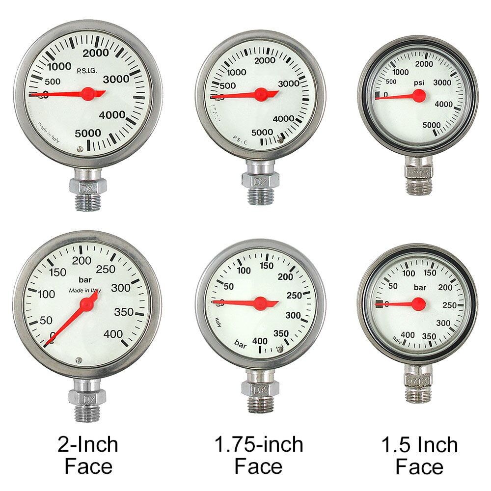 DGX Custom - SPG Assembly with SHORT HP Hose | Dive Gear Express®