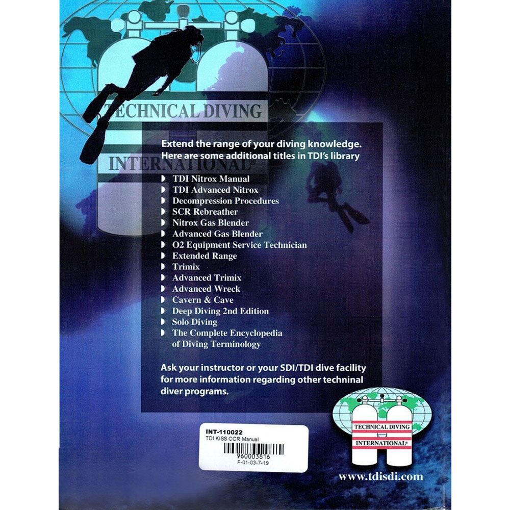 TDI Kiss Closed Circuit Rebreather w/Knowledge Quest | Dive Gear Express®