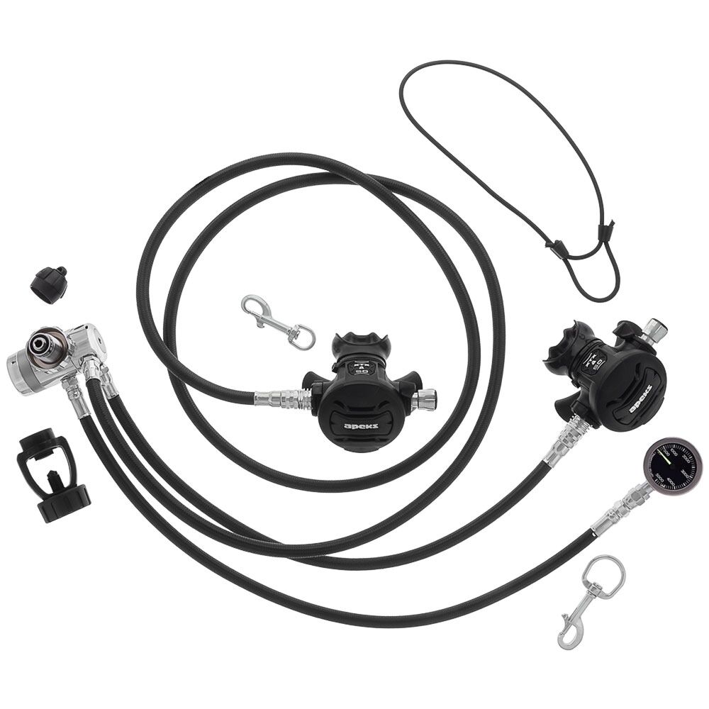 DGX Custom - Apeks DST/XTX50 Single Tank Reg Package | Dive Gear Express®