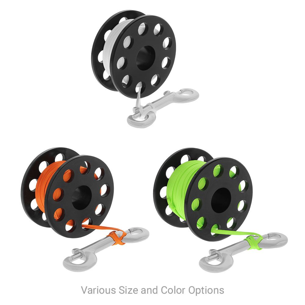 DGX Custom - Polycarbonate Finger Spool | Dive Gear Express®