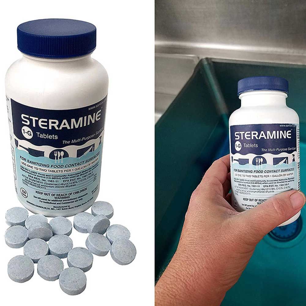 Steramine Multi-Purpose Sanitizer - 150 Tablets | Dive Gear Express®