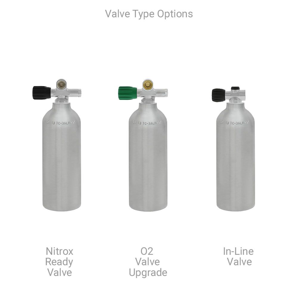 Aluminum 13 (2L) Cylinder for CCR | Dive Gear Express®