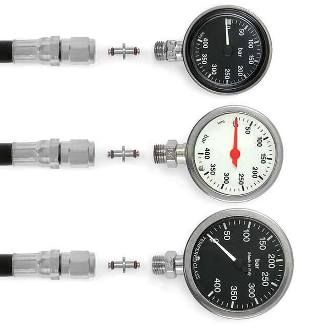 DGX Custom - SPG and Rubber Hose Assembly, BAR | Dive Gear Express®