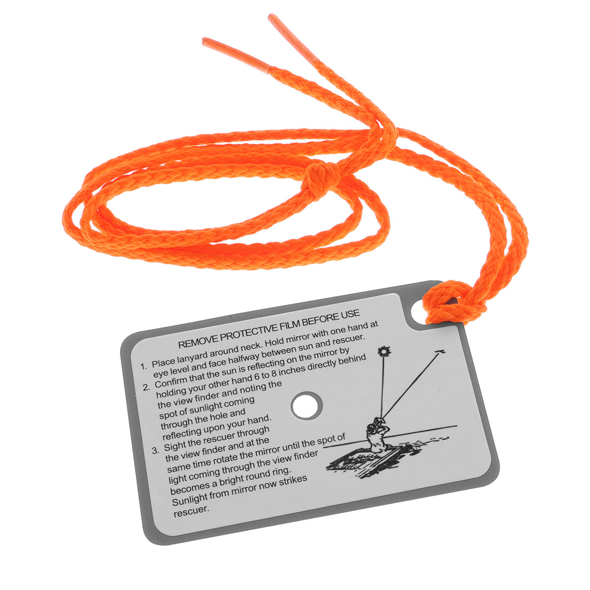 Orion Signaling Mirror with Lanyard | Dive Gear Express®