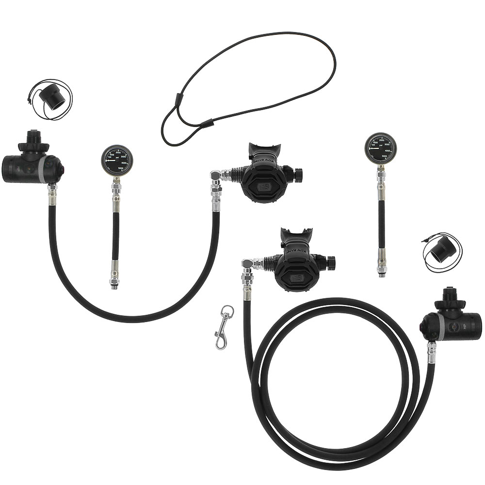 DGX Custom - Dive Rite XT4/XT1 Sidemount Reg Package | Dive Gear Express®