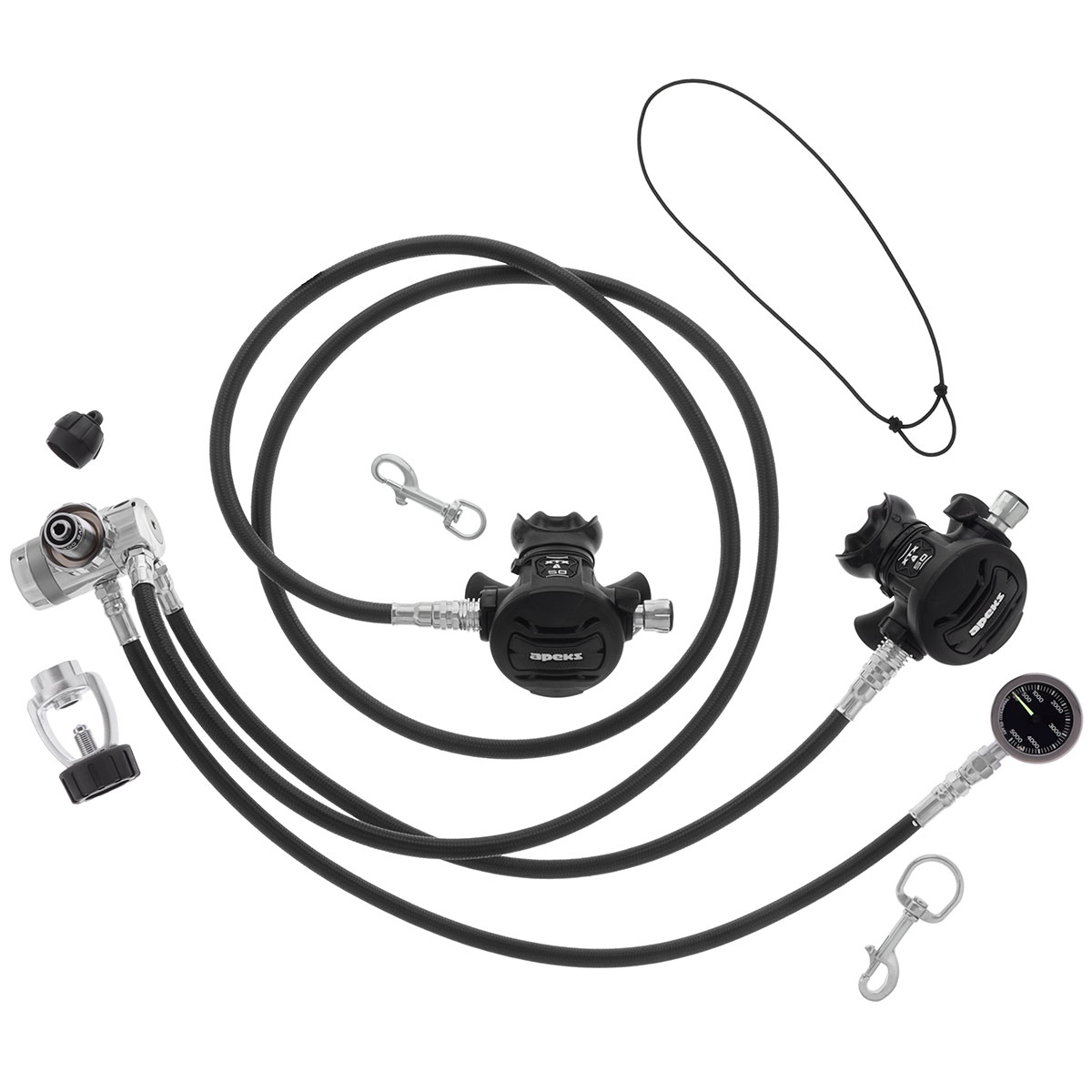 DGX Custom - Apeks DST/XTX50 Single Tank Reg Package | Dive Gear Express®