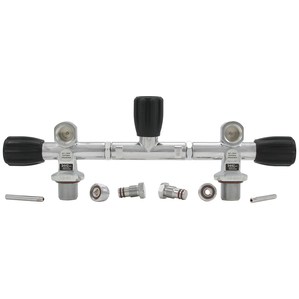Thermo Pro DIN/K Dual-Outlet Manifold w/Isolator | Dive Gear Express®